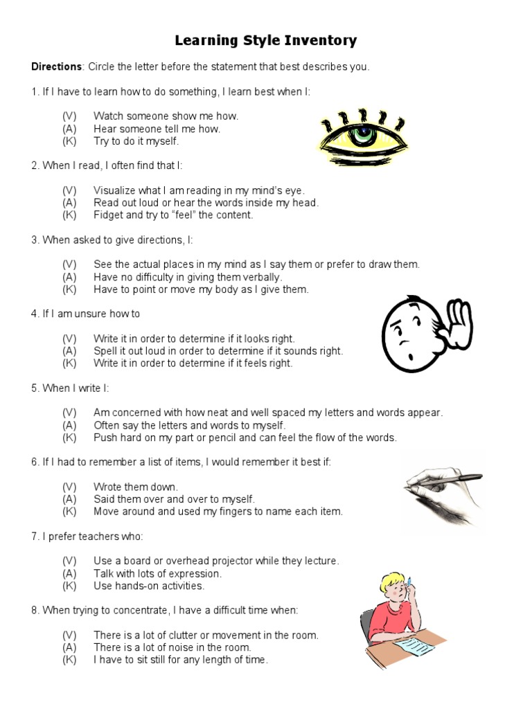 Learning Style Inventory | Download Free PDF | Learning Styles | Memory