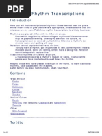 Djembe Patterns and Rhythms Guide | PDF