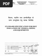 Eil Specs For Hot Insulation | PDF | Thermal Insulation | Pipe (Fluid ...
