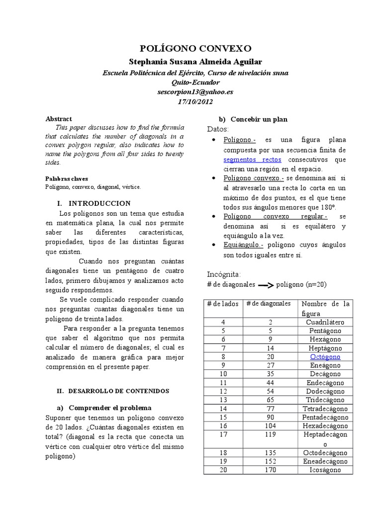 Algoritmo para Calcular Un Poligono Convexo | PDF | Polígono | Conjunto convexo