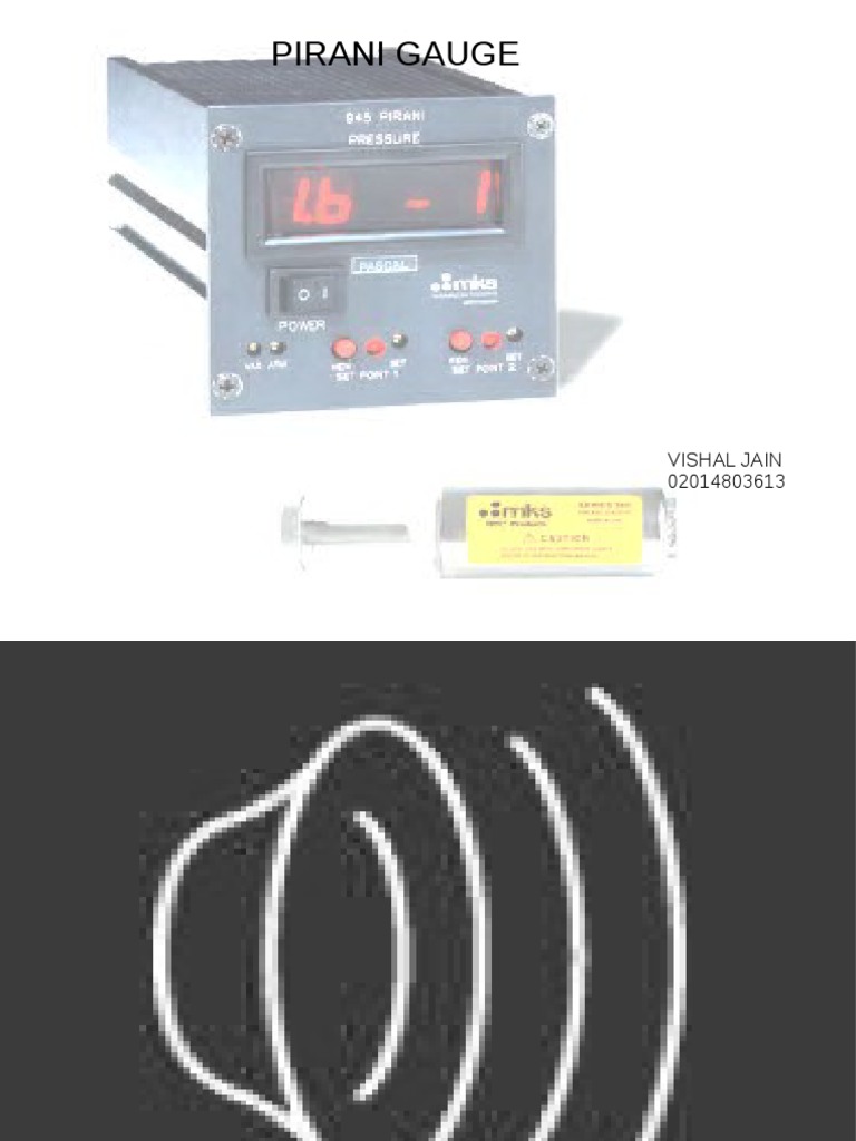 Working Principle of Pirani Gauge | PDF