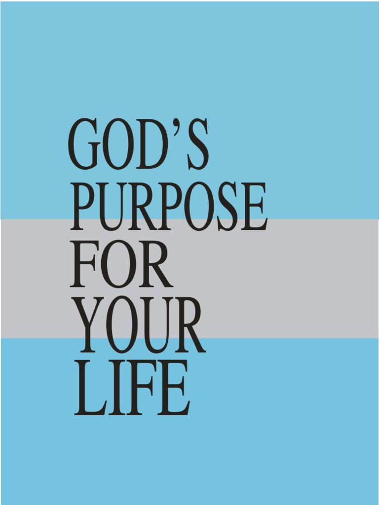 God's Purpose For Your Life | PDF | Saul | Samuel