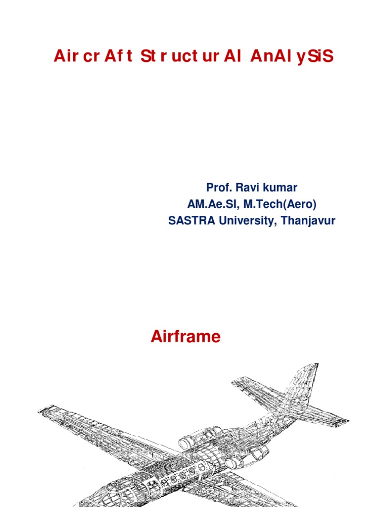 Aircraft Structural Analysis | PDF | Bending | Stress (Mechanics)