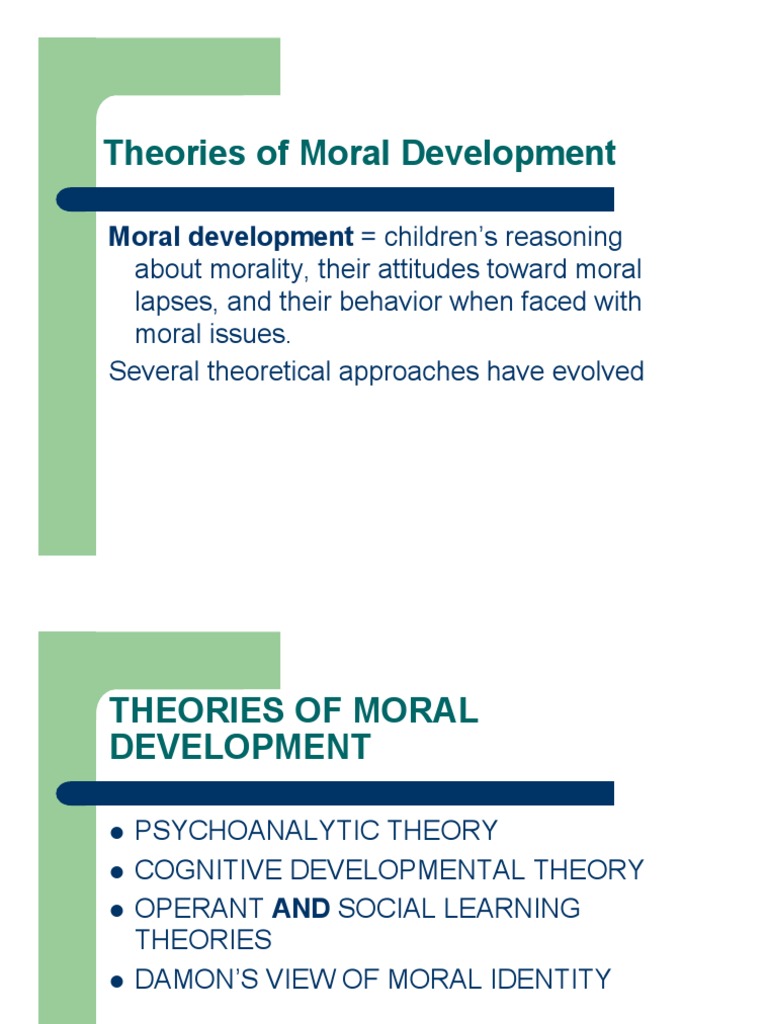 Theories of Moral Development | Morality | Behavioural Sciences
