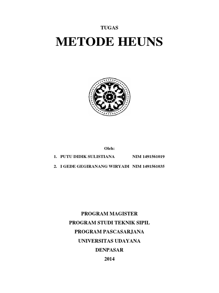 Metode Heun dalam Penyelesaian PDB | PDF