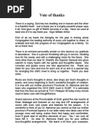 Vote of Thanks Examples | Gratitude | Communication