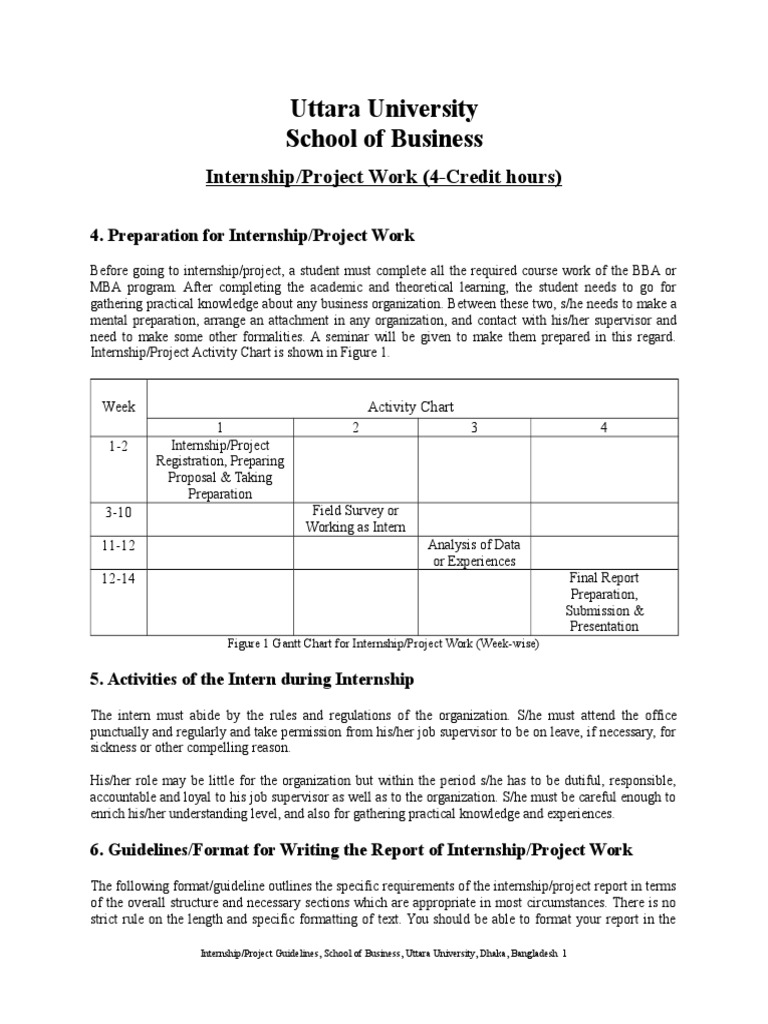 Internship Guidelines for Students | Internship | Survey Methodology