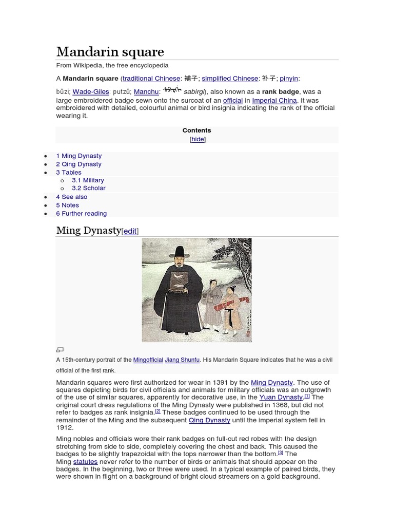 Mandarin Square | PDF | Softlines (Retail) | East Asia