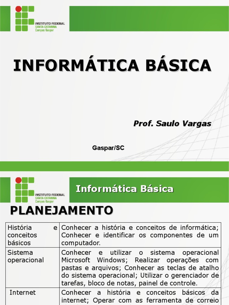 Historia e Conceitos Da Informática | PDF | Armazenamento de dados de ...
