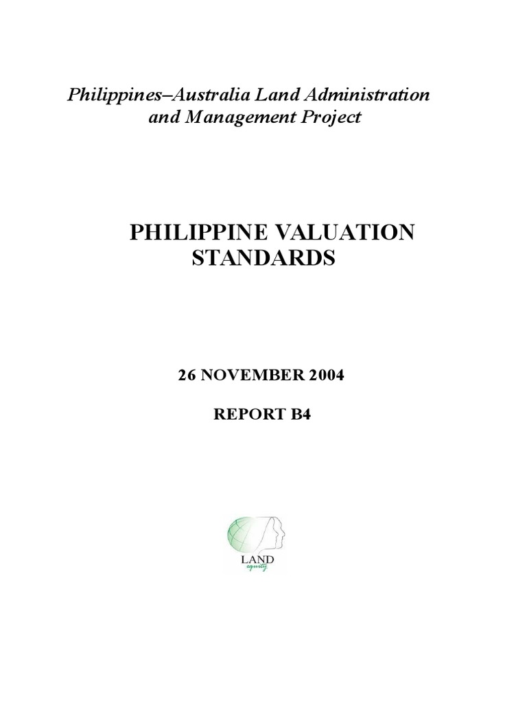 Philippine Valuation Standards (Annotated) | PDF