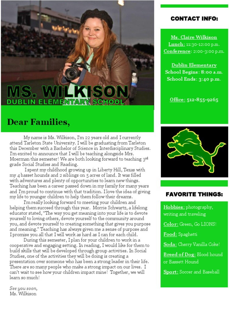 Official Dublin Letter | PDF