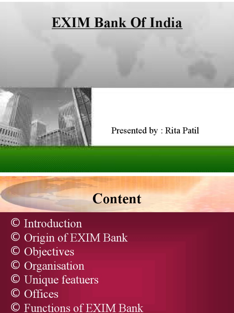 Exim Bank | PDF | Economies | International Trade