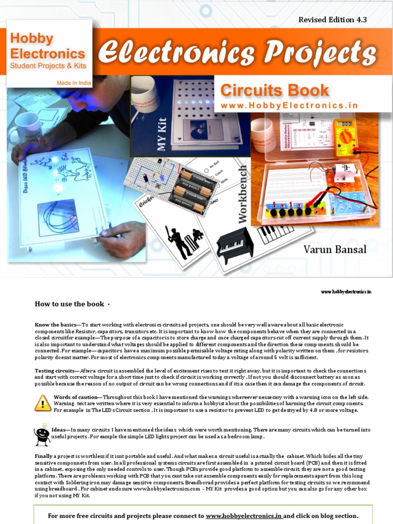 Electronics Projects-DIY | PDF | Capacitor | Electronic Circuits