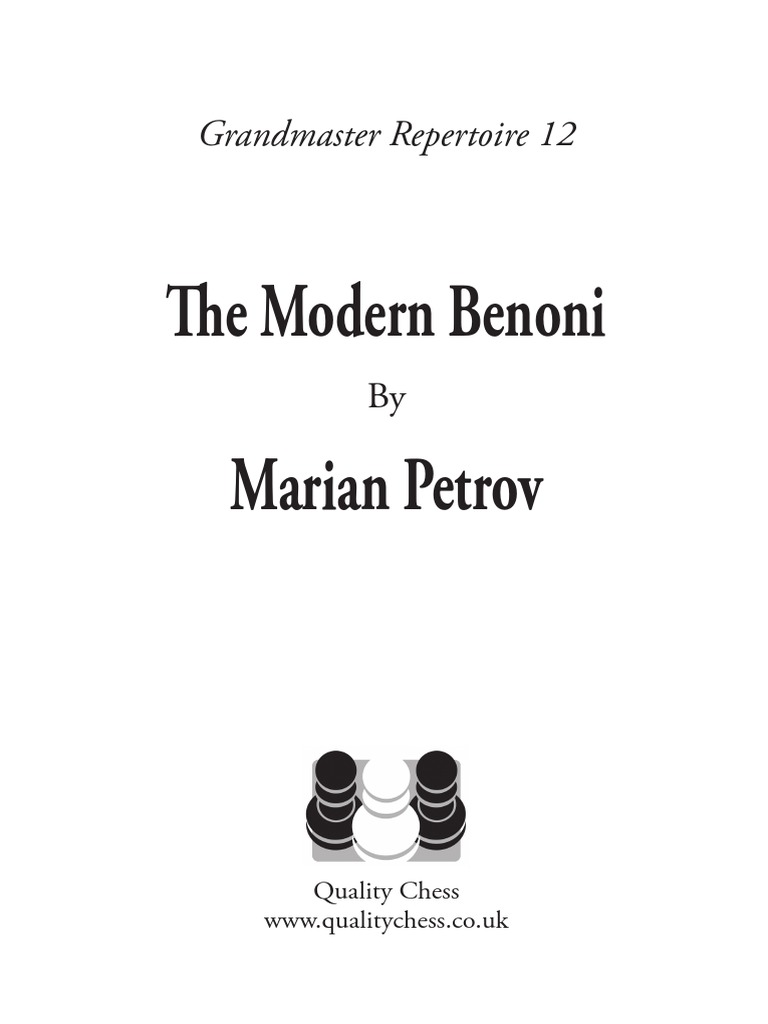GM12 ModernBenoni Analysis | PDF | Chess Openings | Chess Theory