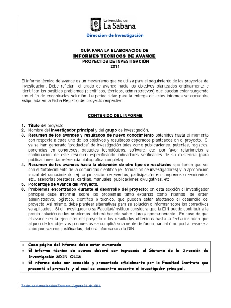 Informe de Avance | PDF