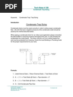 Condensate Drain Pipe Sizing | PDF