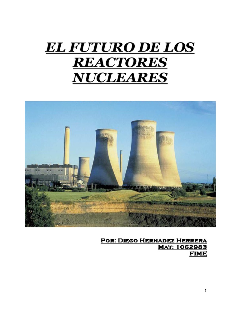 Energia y Reactores Nucleares | PDF | Reactor nuclear | Reactor de agua a presión