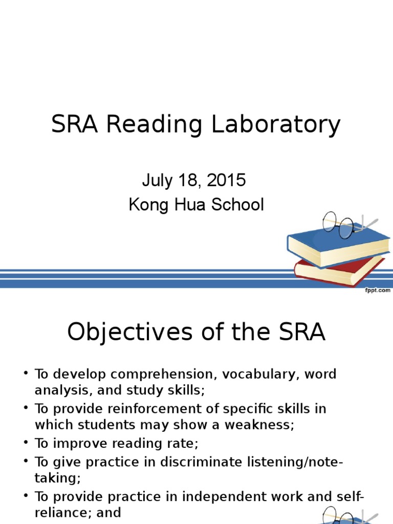 SRA Reading Laboratory | PDF | Reading Comprehension | Reading (Process)