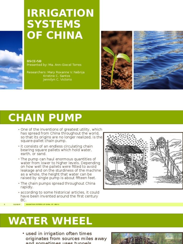 An Overview of Major Irrigation Systems in China | PDF | Hydrology ...