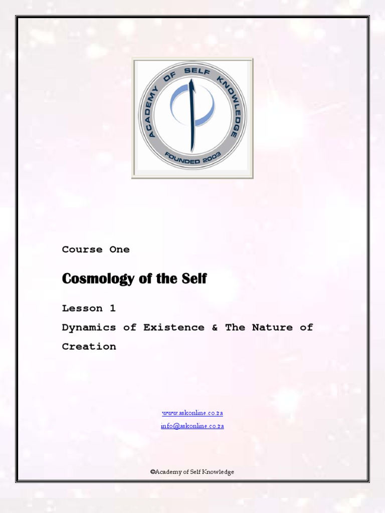 Cosmology of The Self | PDF | Contentment | Soul
