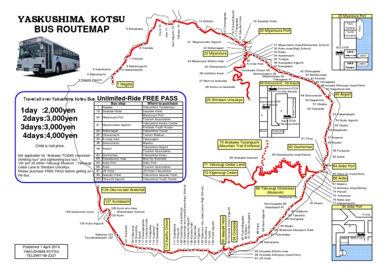 Yakushima Kotsu Bus Route | PDF | Service Industries | Services (Economics)