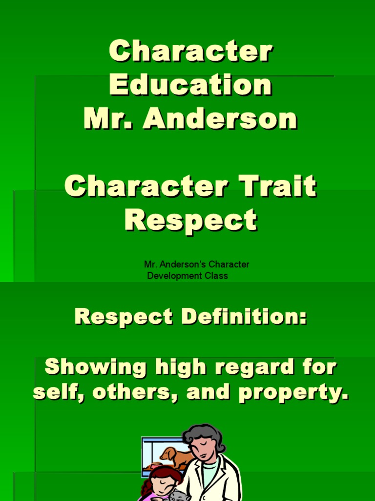 Respect - A Character Trait | PDF | Self-Improvement