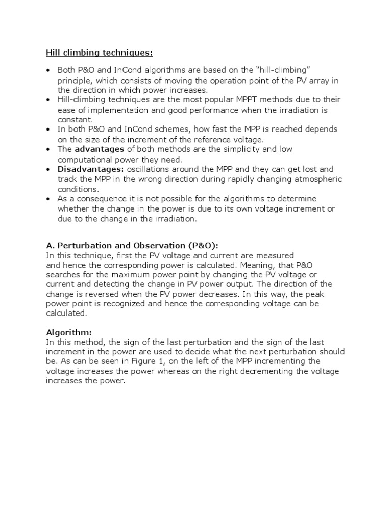 Hill Climbing Techniques | PDF | Applied Mathematics | Electrical ...