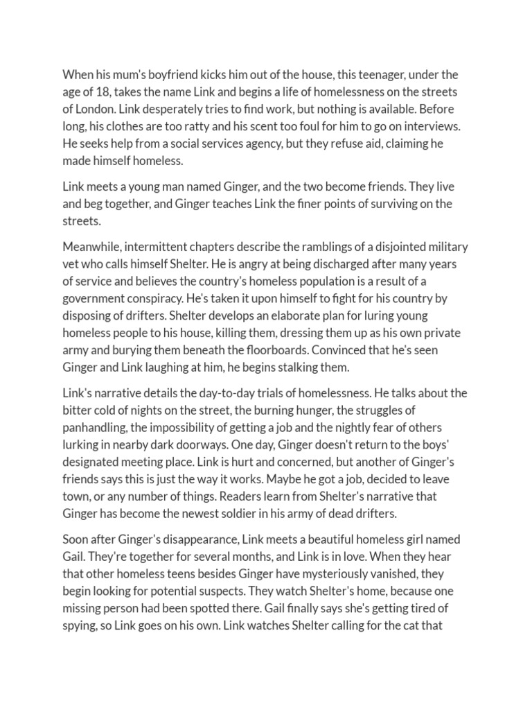 Stone Cold | PDF | Homelessness