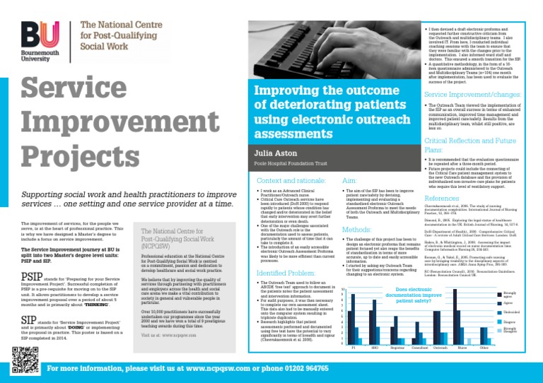 SIP Poster - 4 | PDF | Health Care | Nursing