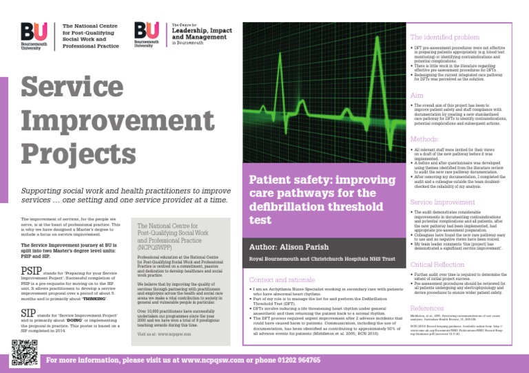 SIP Poster - Alison WEB PDF | PDF | Patient Safety | Physician
