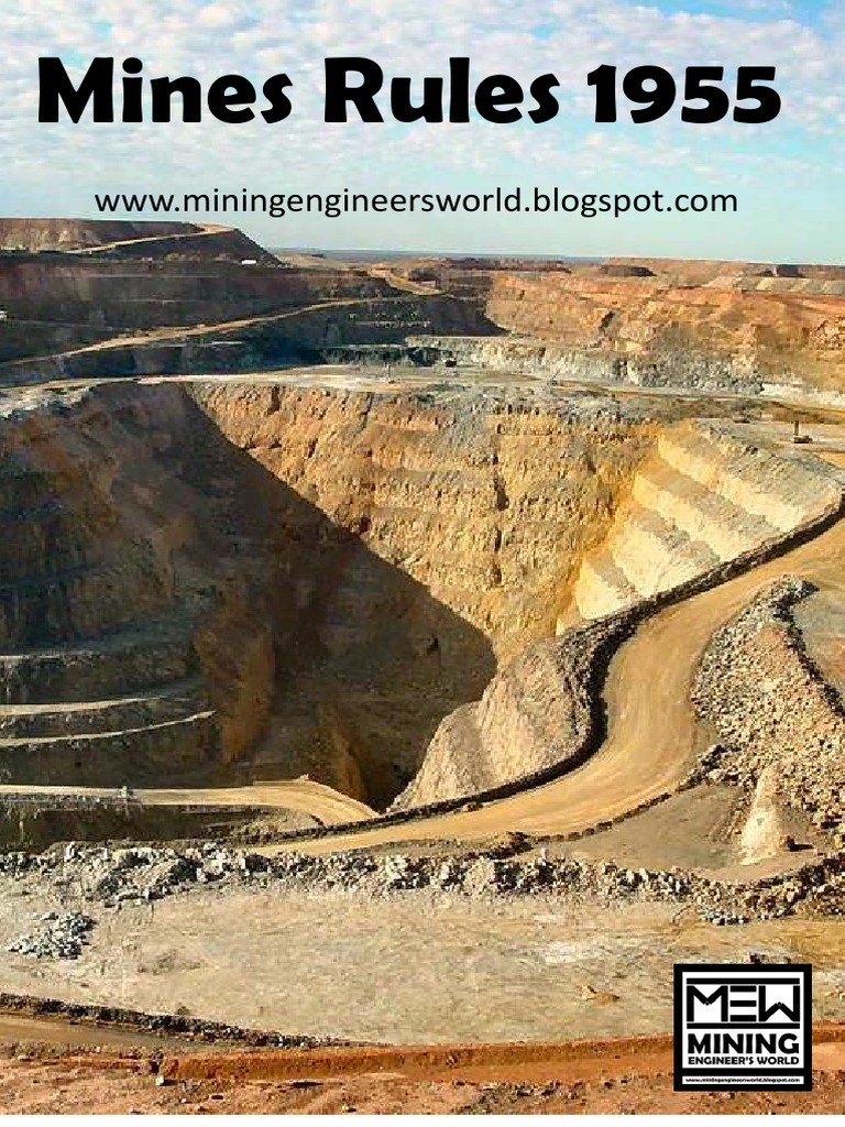Mines Rules 1955 (MEW) | PDF | Drinking Water | First Aid