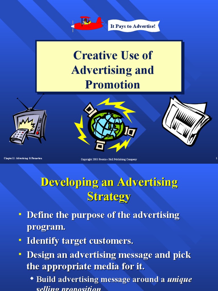 Chap11 Creative Use of Advertising and Promotion | PDF | Advertising ...