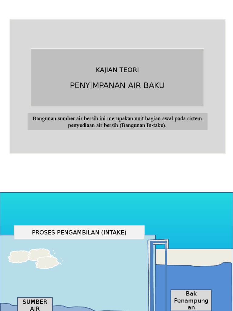 Perencanaan Intake Air Baku | PDF