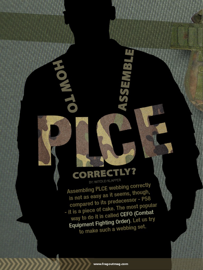 PLCE Assemble CEFO Combat Fighting Order | PDF | Backpack | Military ...