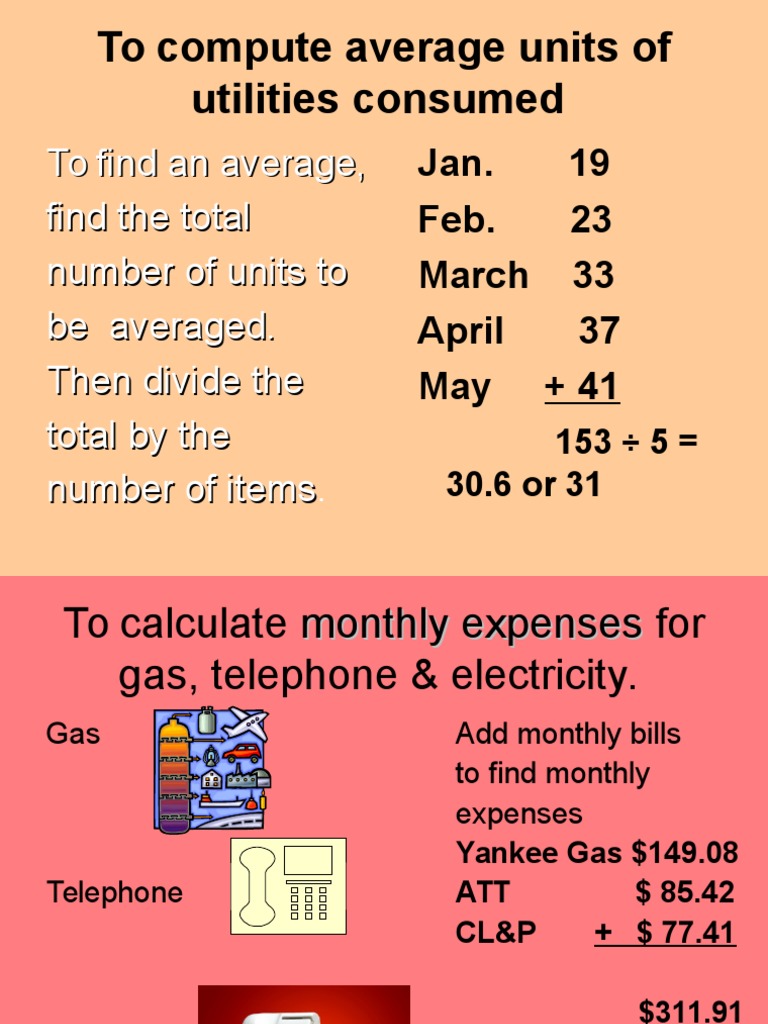 Utility Expense Calculation Guide | PDF | Technology & Engineering
