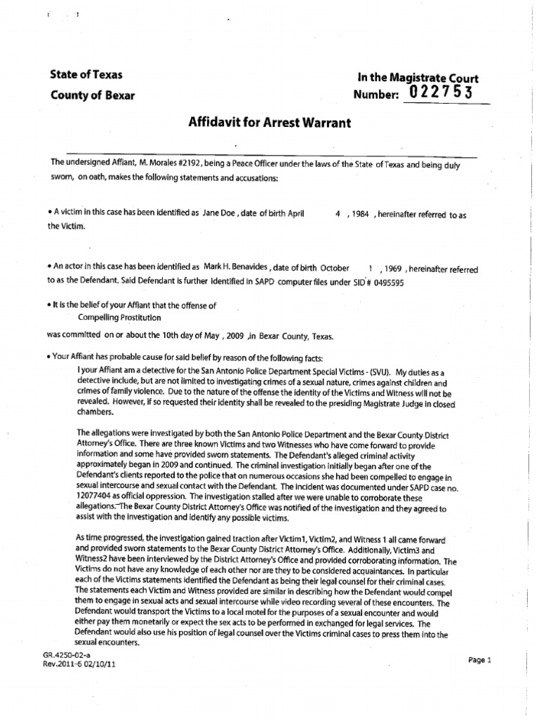 Arrest Warrant Document | PDF
