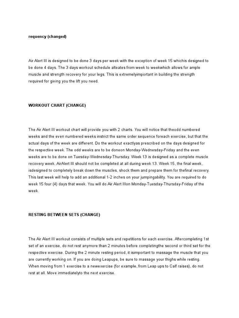 Air Alert III | PDF | Physical Exercise | Hobbies