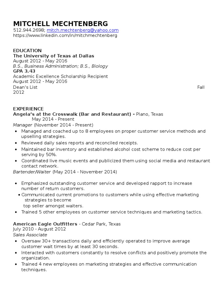 Resume Current | PDF