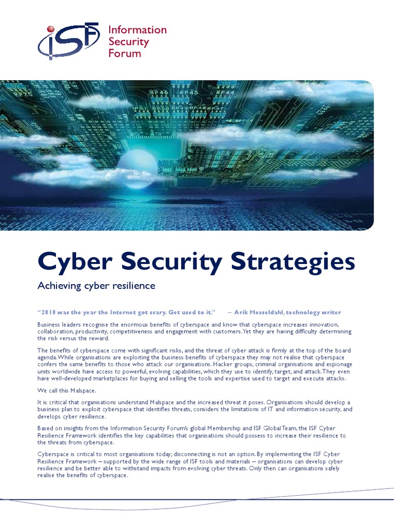 Cyber Security Strategies | PDF | Computer Security | Security