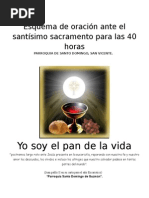 GUIA PARA LA HORA SANTA ANTE EL SANTISIMO. Enero 2023 | PDF | eucaristía | María, madre de Jesús