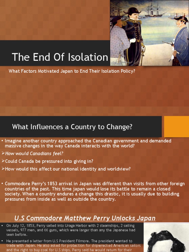 Japan's Shift from Isolationism | PDF | Empire Of Japan | International ...