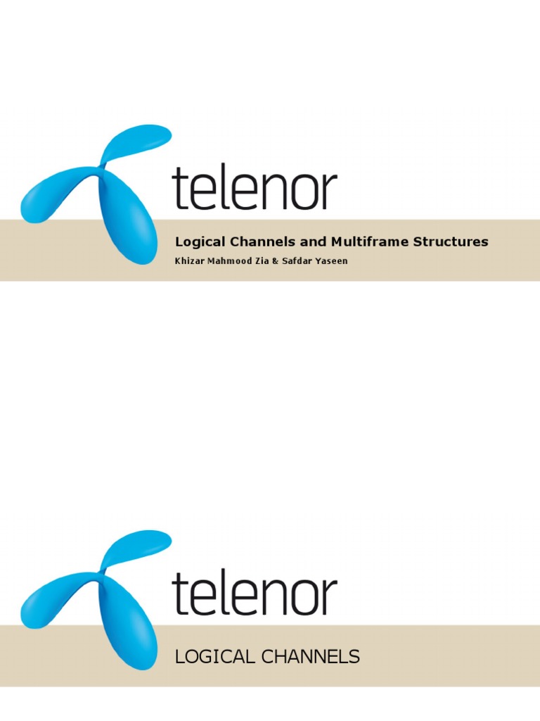 Logical Channels & Multi-Frame Structures | PDF | Computers