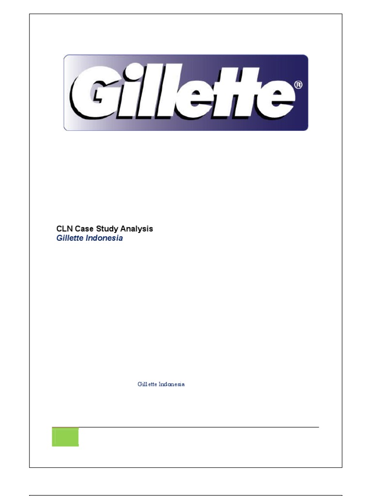 Gillette Indonesia | PDF | Shaving | Market Segmentation
