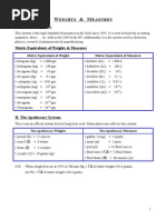 Quick Pharmaceutical Metric Conversion Chart | PDF | Ounce | Pound (Mass)