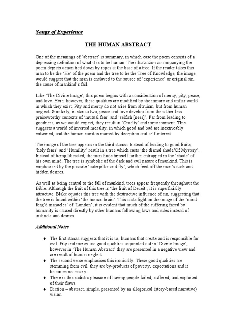 The Human Abstract | PDF