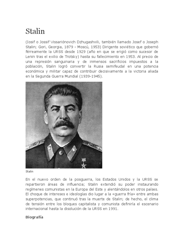 Stalin (Biografia) | PDF | Joseph Stalin | Leon Trotsky