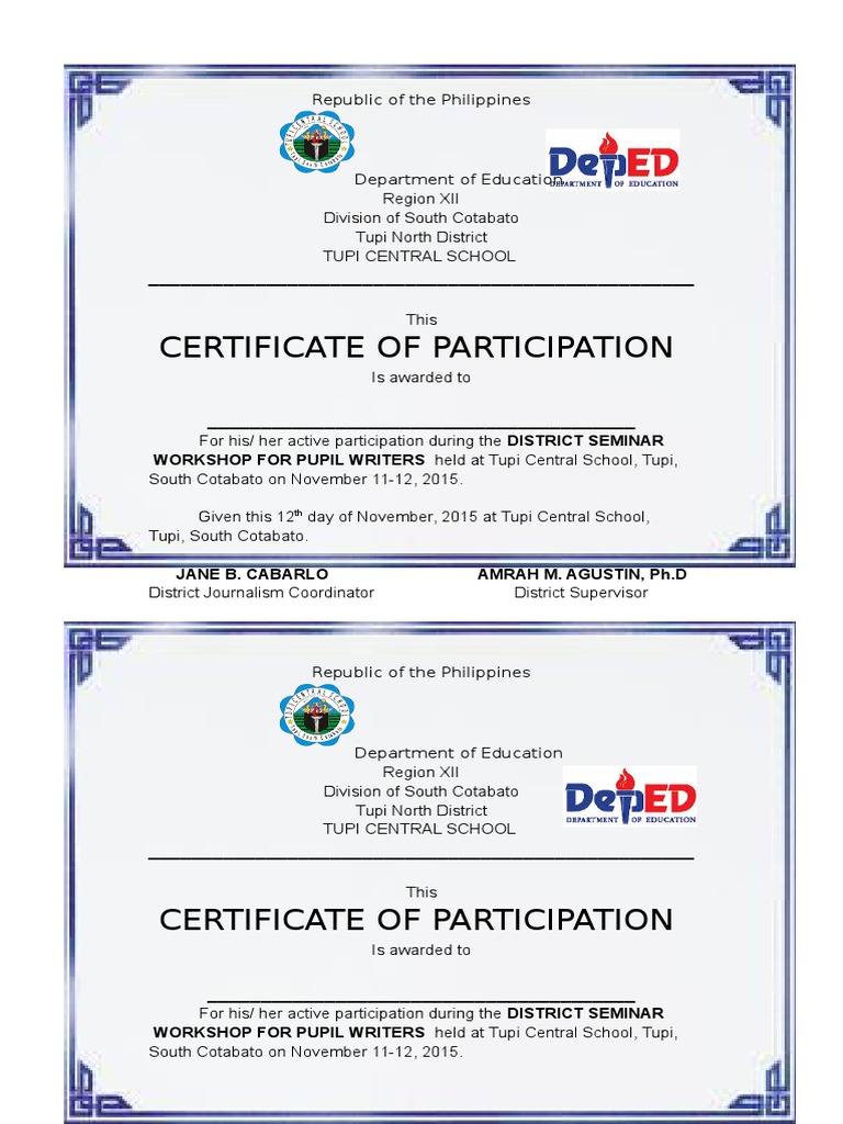 Certificates Journalism Training | PDF | Schools