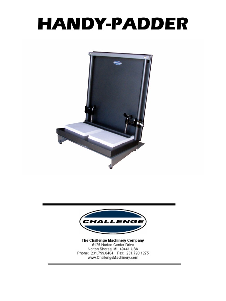 Handy-Padder for Print Shops | PDF