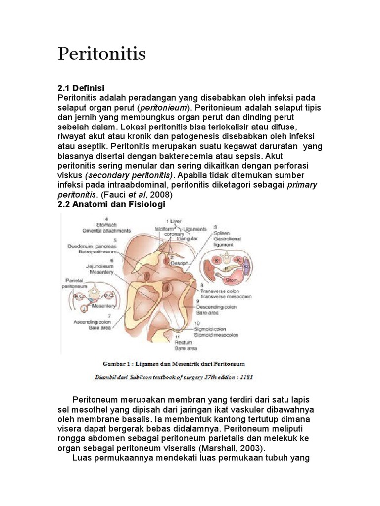Peritonitis | PDF