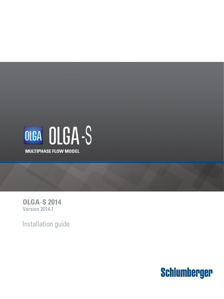 OLGA 2014 Installation Guide | PDF | Installation (Computer Programs ...